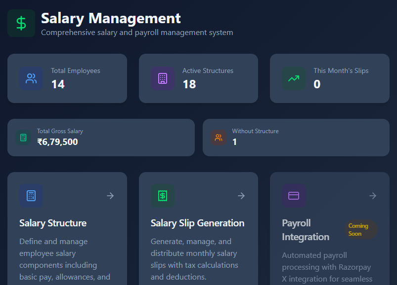 HRMS - Modern HR Management System