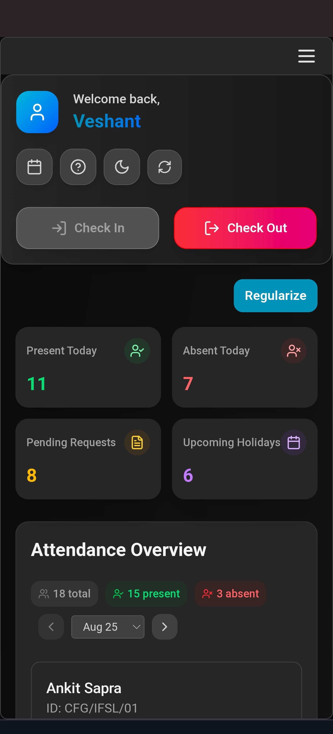 HRMS - Modern HR Management System